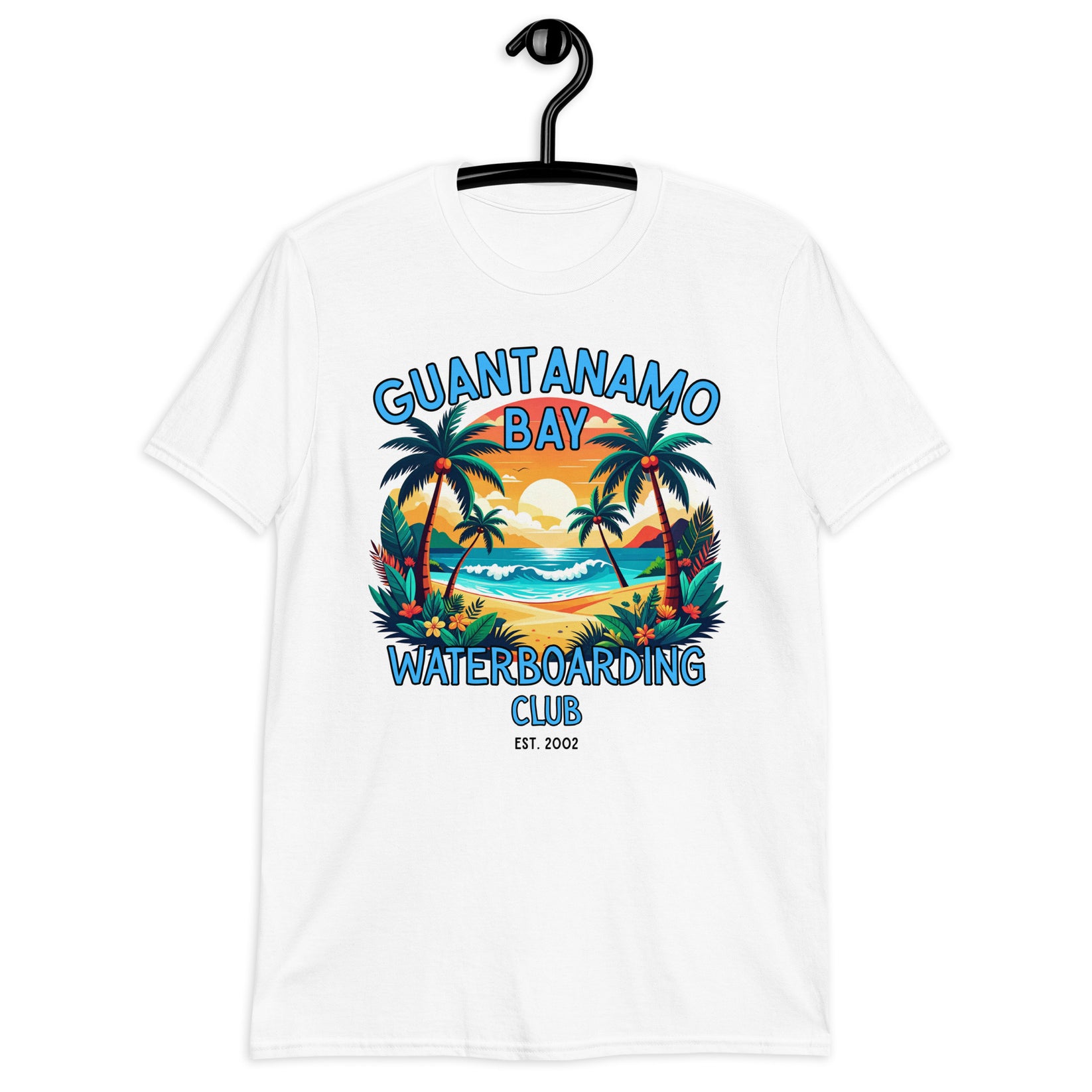 Guantanamo Bay Waterboarding Club T-Shirt (Front Print) – Can't Wear This